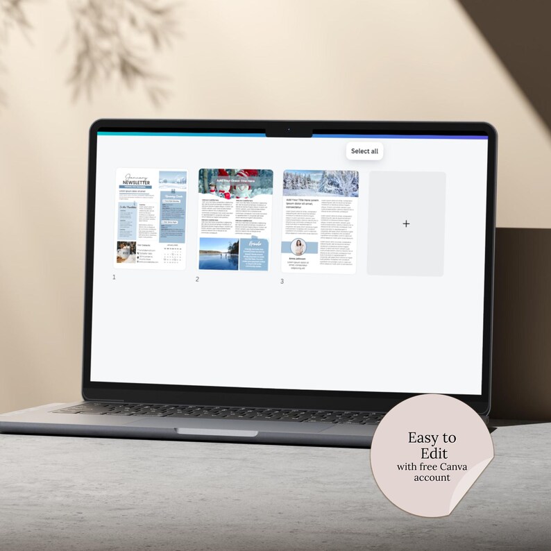 January Newsletter 2026 Canva Template Editable January HOA Newsletter ...