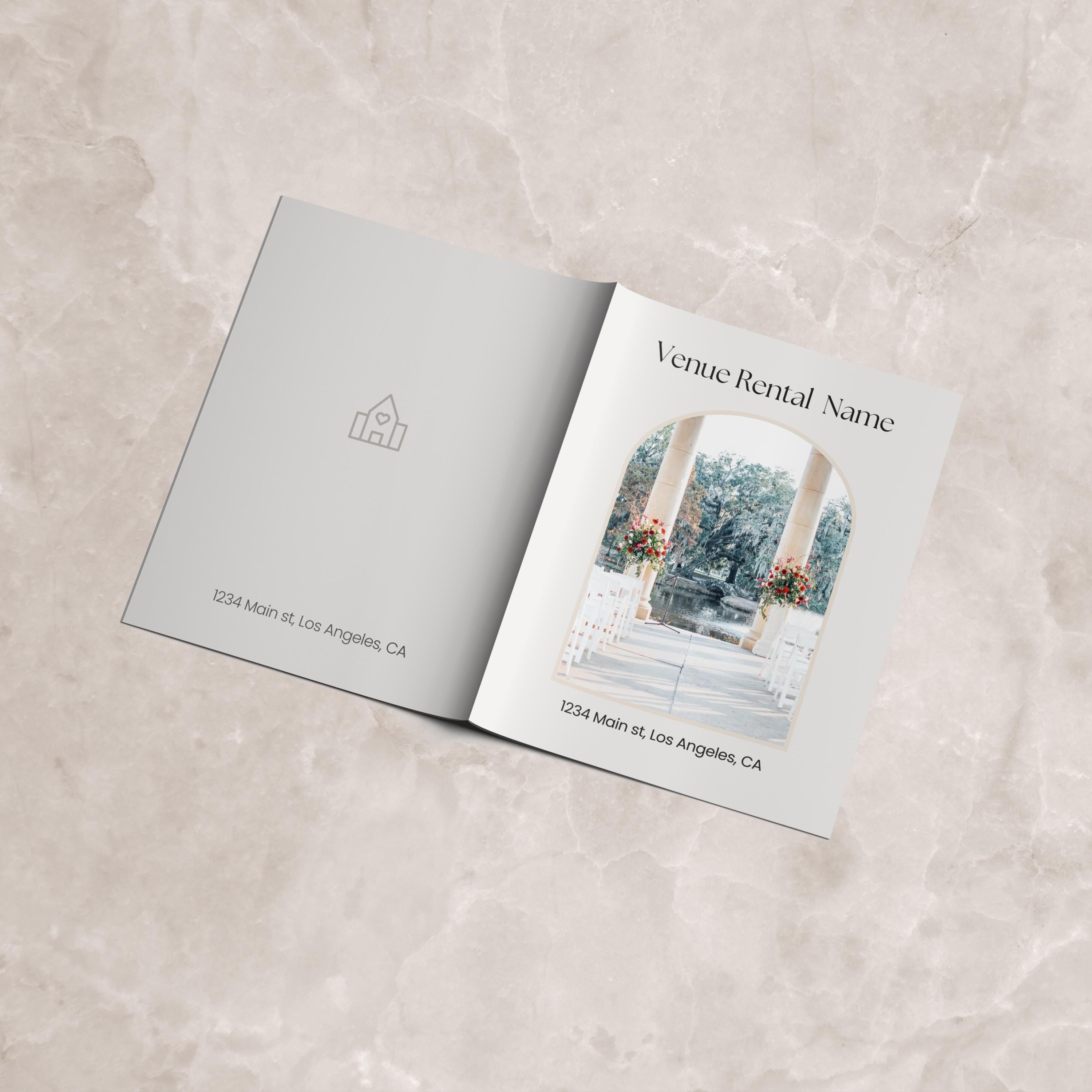 Venue Rental Guide Book Canva Template, Editable Digital Venue Rental ...