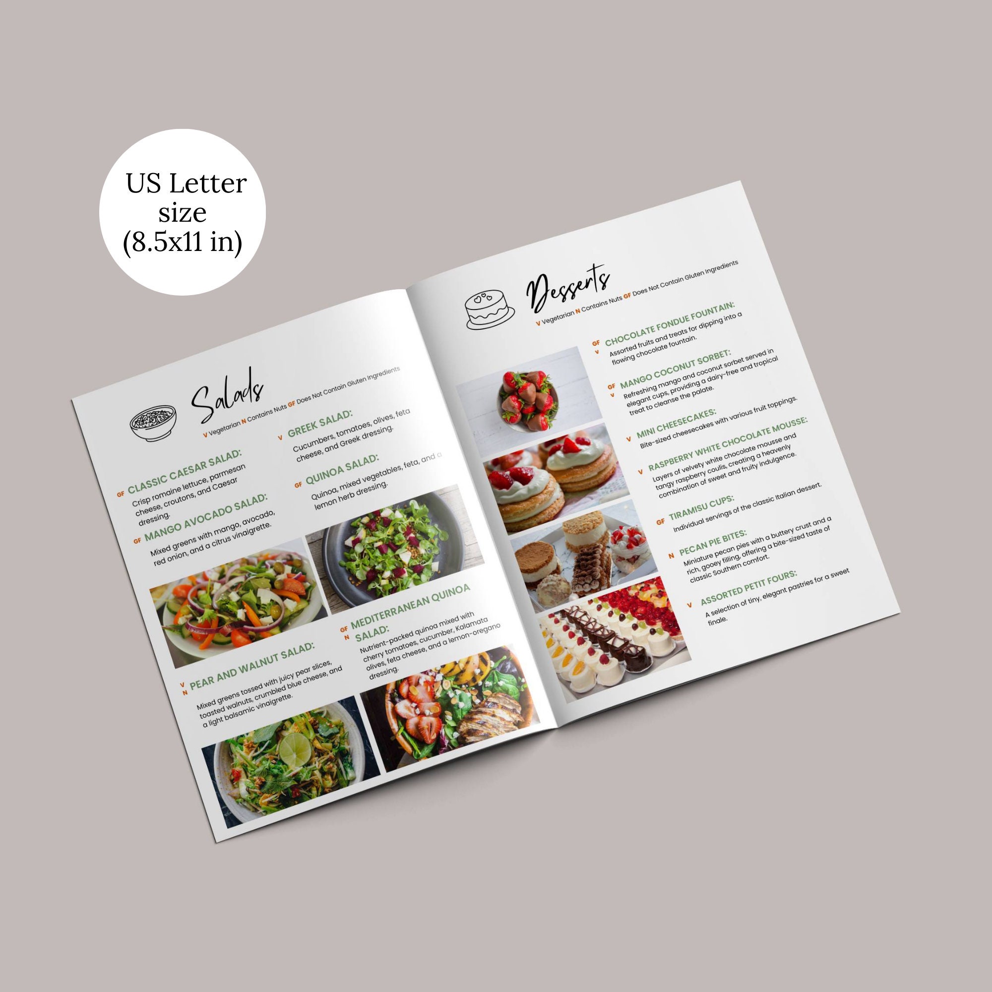 Catering Menu Price Guide Template Canva. Wedding Catering Charcuterie ...