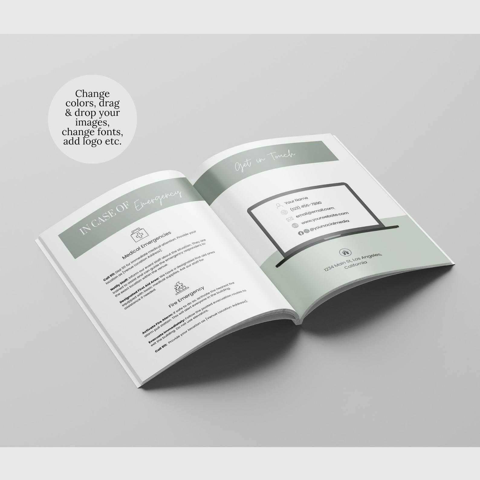 Venue Rental Book Canva Template, Editable Event Venue Rental Business ...