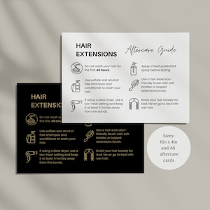 Hair Extensions Salon Templates Canva, Editable Hair Client Consent ...