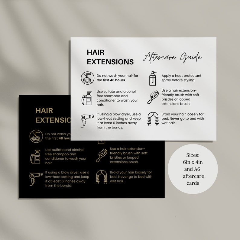 Hair Extensions Salon Templates Canva, Editable Hair Client Consent ...