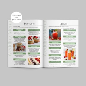 Catering Menu Price Guide Template Canva. Wedding Catering Charcuterie ...