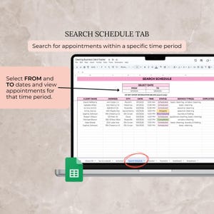 Cleaning Business Client Tracker Google Spreadsheet Template, Cleaning ...