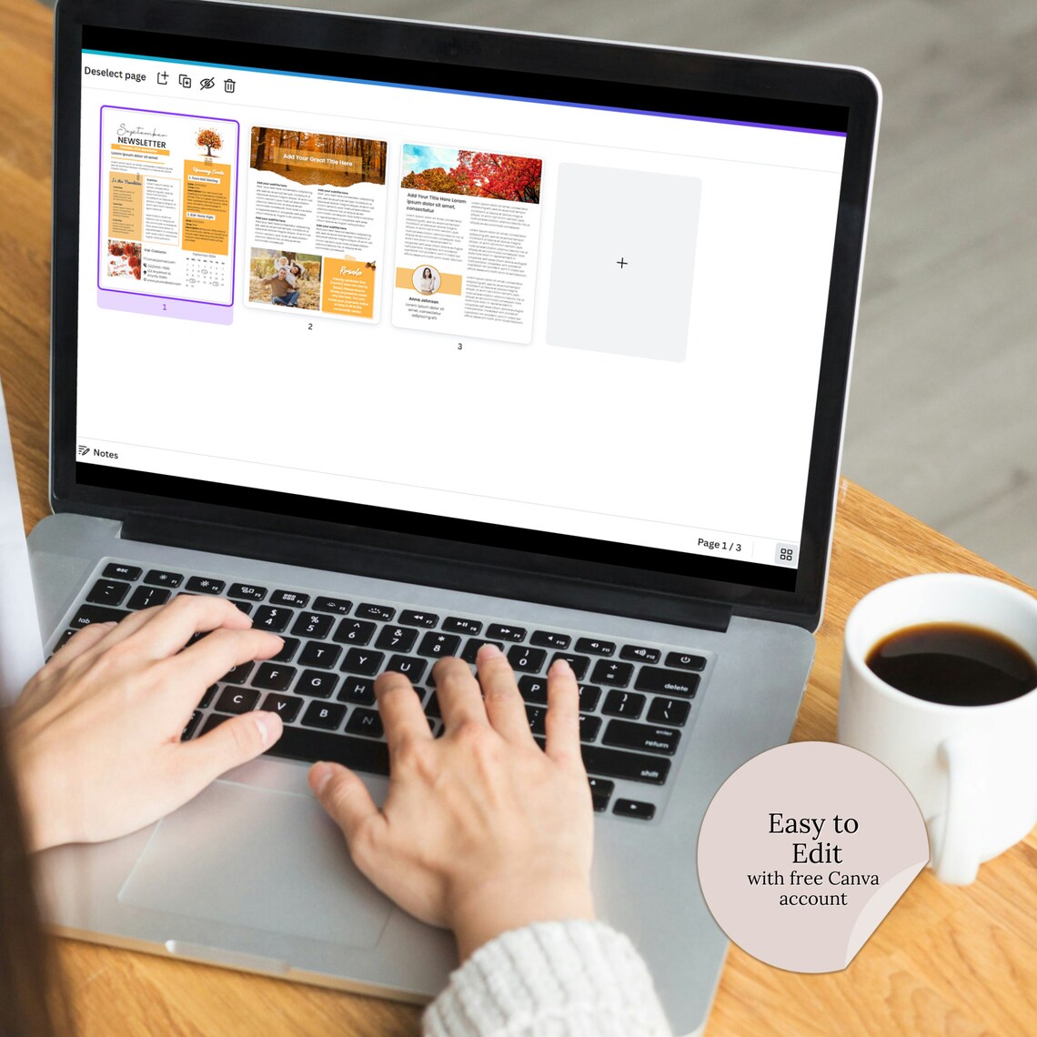 September Newsletter 2026 Canva Template Editable September HOA ...