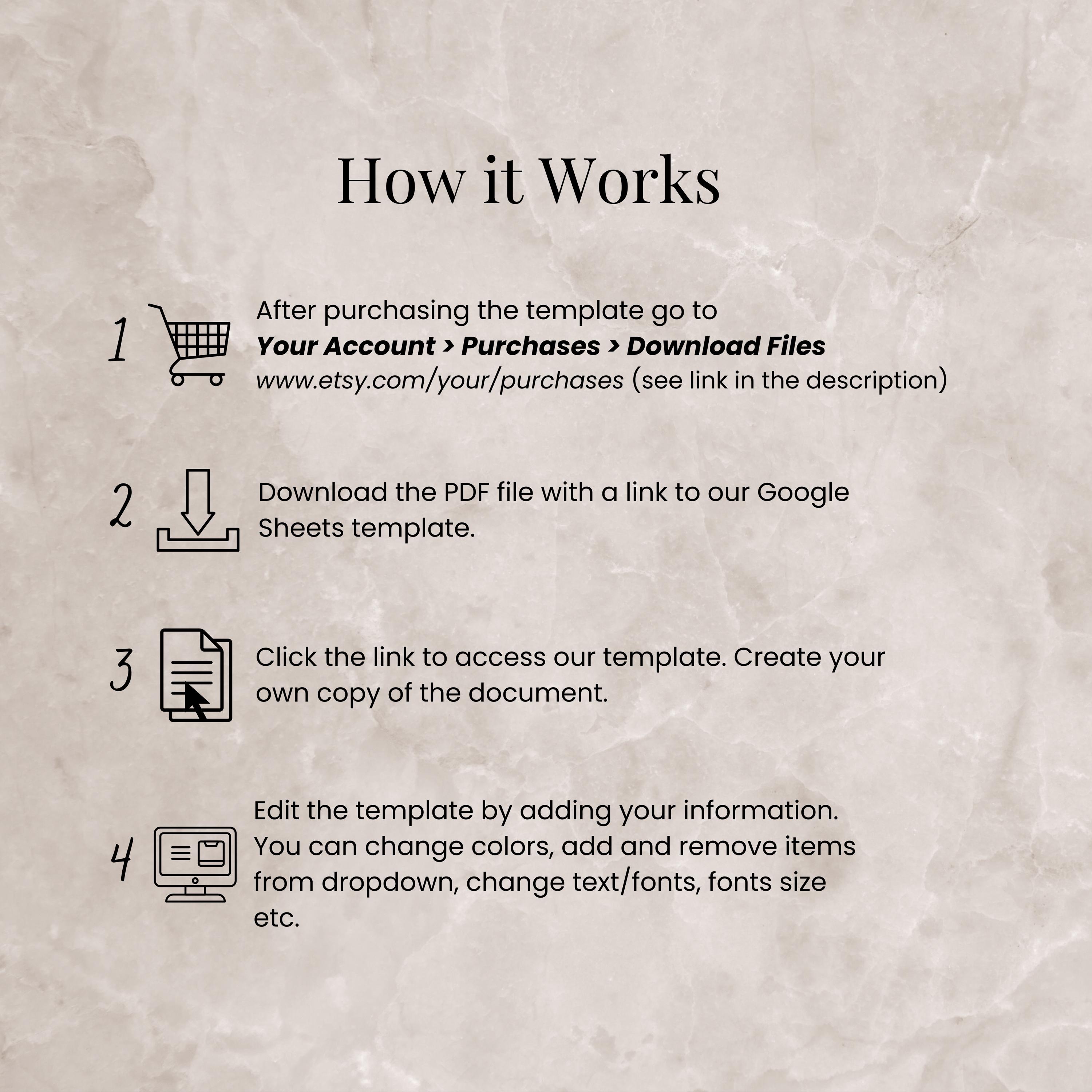 Paystub Template Google Sheets, Editable Earnings Statement Download as ...
