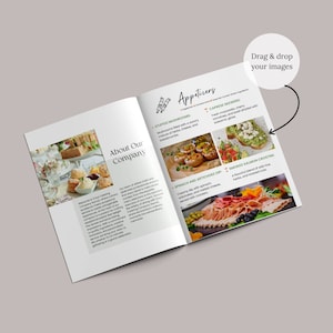 Catering Menu Price Guide Template Canva. Wedding Catering Charcuterie ...