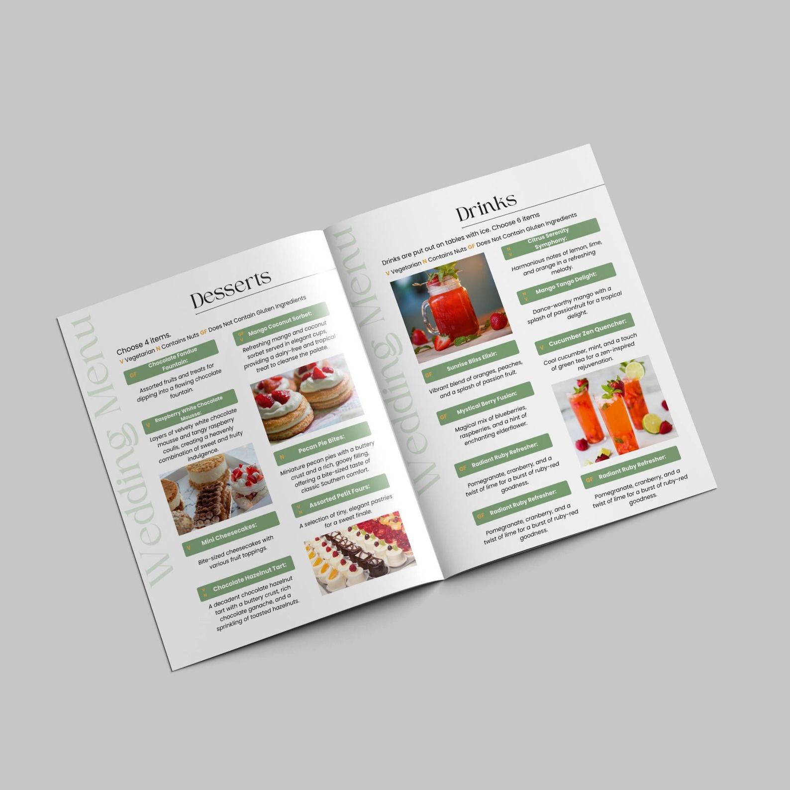 Catering Menu Price Guide Template Canva. Wedding Catering Charcuterie ...
