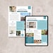 Newsletter Email Template Canva Blue Professional Editable Business ...