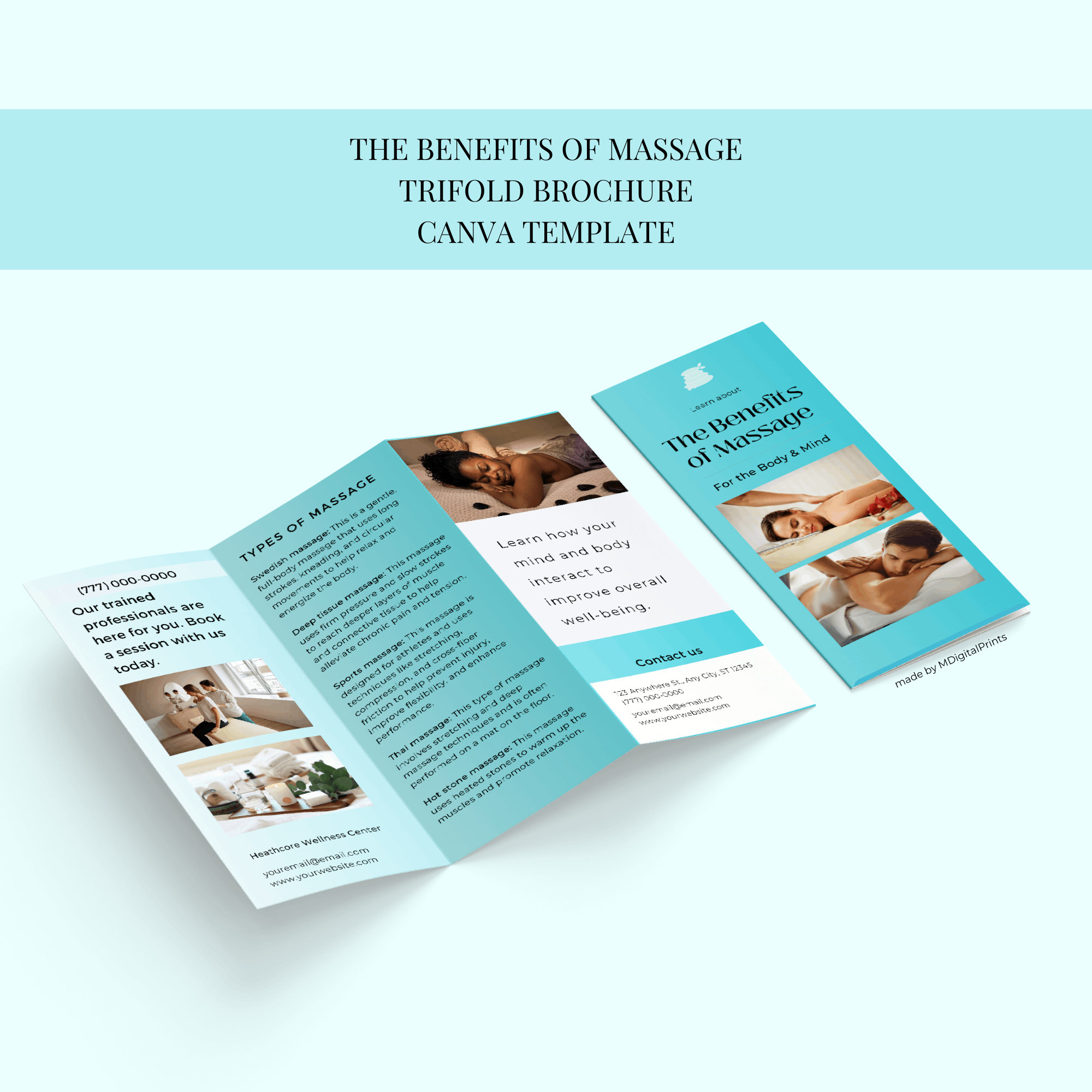 Massage Therapy Brochures Examples