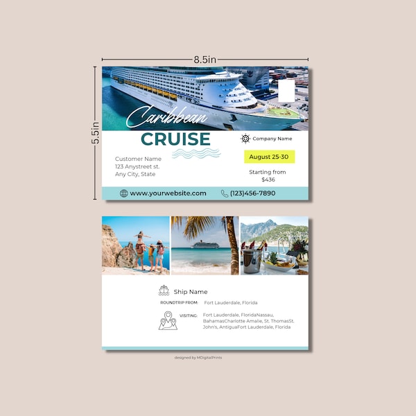 Family Cruise Flyer - Etsy