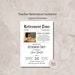 Teacher Retirement Invitation Canva Template Editable School Teacher ...