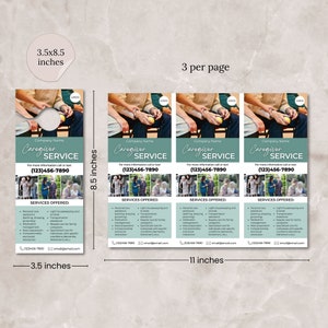 Caregiver Service Flyer Canva Template Bundle, Elderly Care Template ...