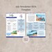 Preschool Monthly Newsletter Canva Template, Editable Daycare ...