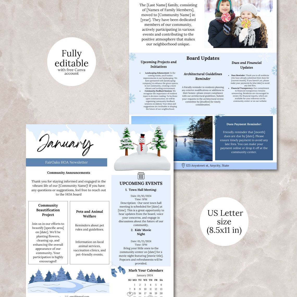 hoa-monthly-newsletter-canva-template-editable-full-year-newsletter