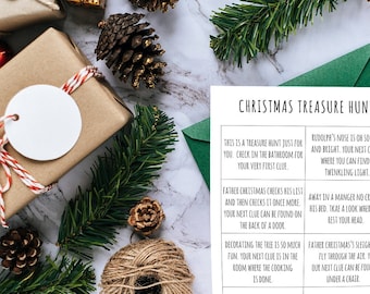 Christmas Scavenger Hunt Christmas Printable Game for Kids - Etsy UK