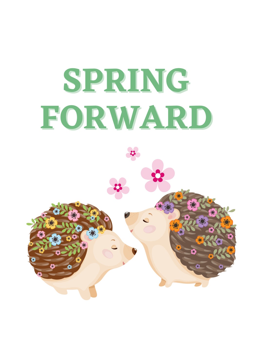 Spring Forward Png Downloadable File - Etsy