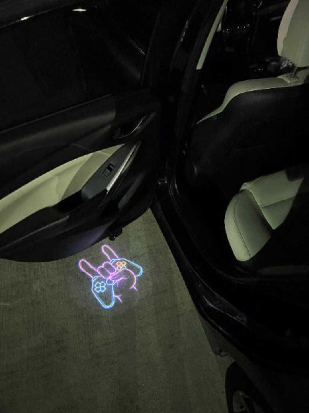 Gamer Hand Door Light Accessory Puddle Door Light gift Cosmetic Puddle ...