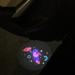 Space Man Puddle Door Light Accessory | Aliens | Neon Lights | Car ...