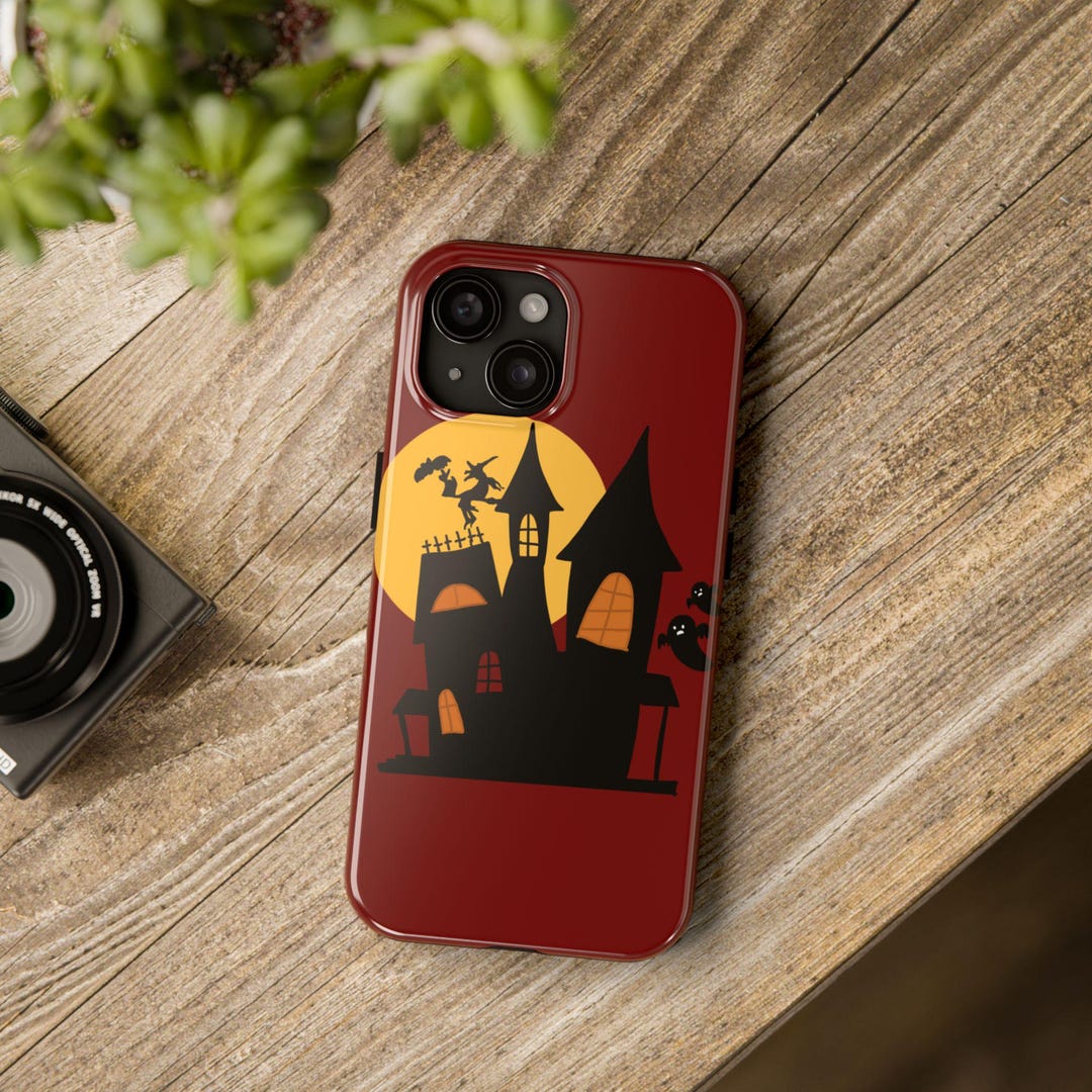 Spooky Haunted House Halloween Phone Case Eerie & Stylish Durable Cover ...