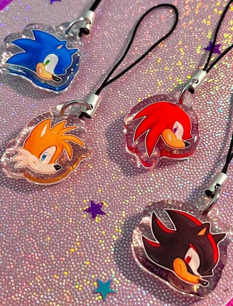 Sonic Phone Charms - Etsy
