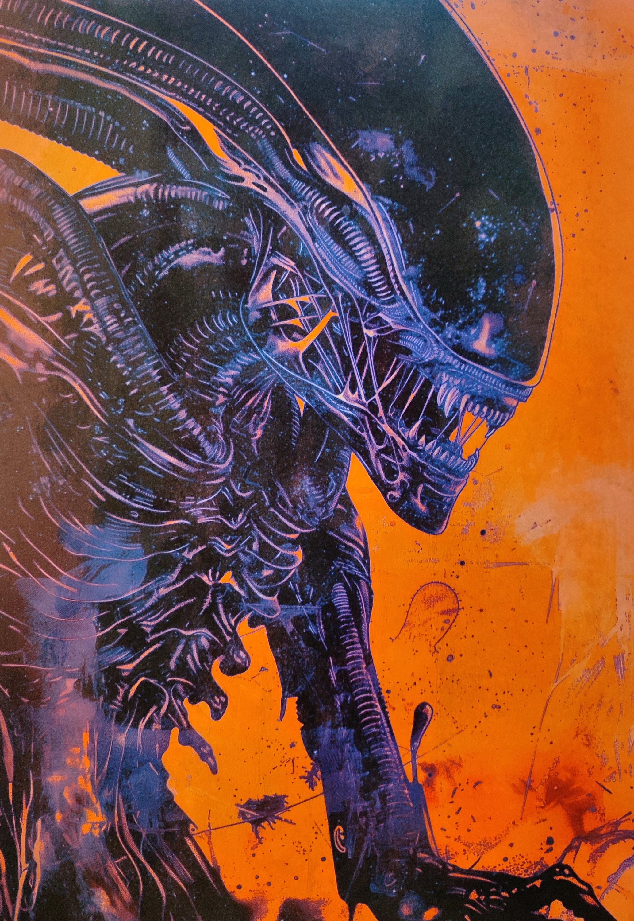 High-quality Xenomorph Alien Print – Iconic Sci-fi Art | A3, A4, 13x19 ...