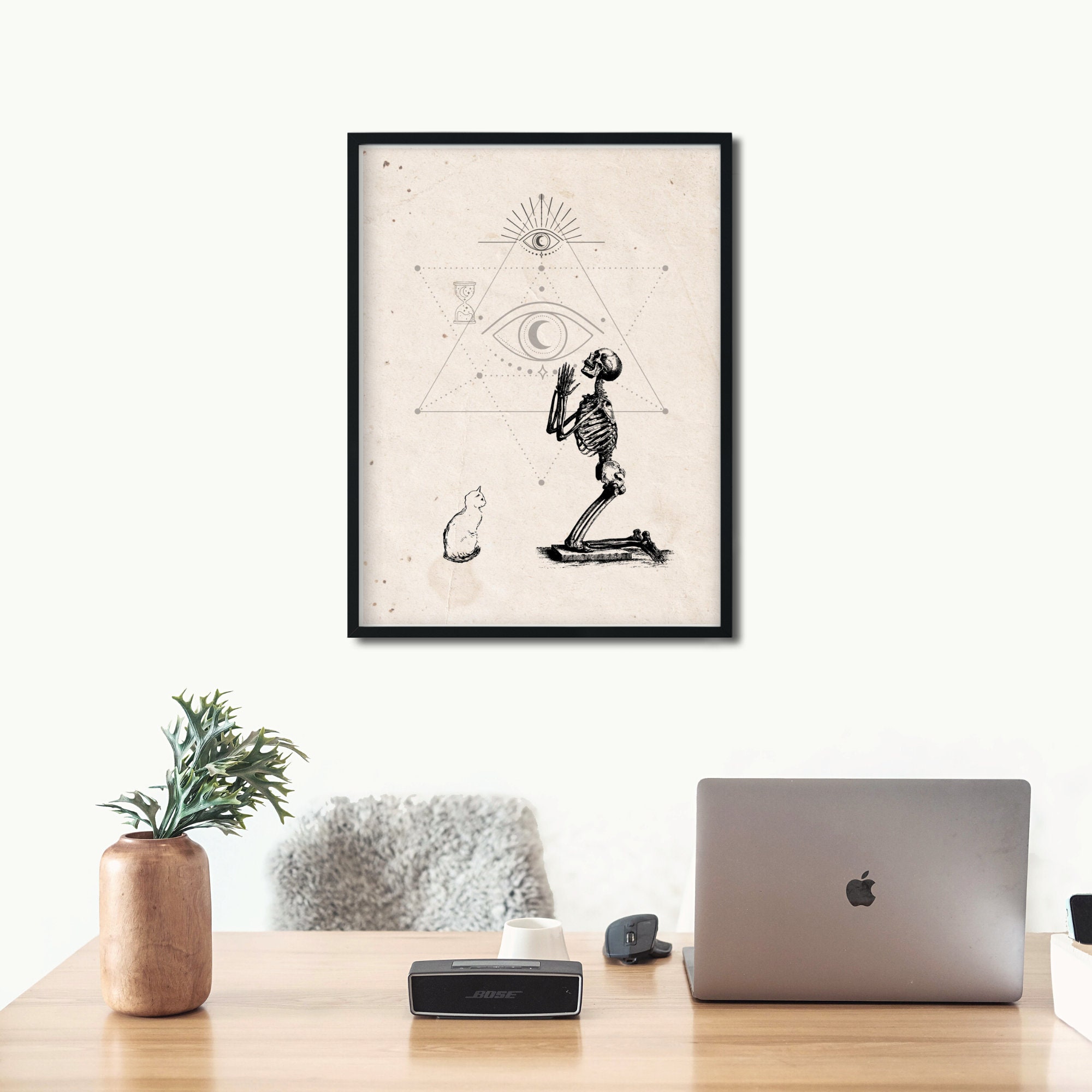 Halloween Poster Macabre Art DIY Halloween Decor Printable - Etsy