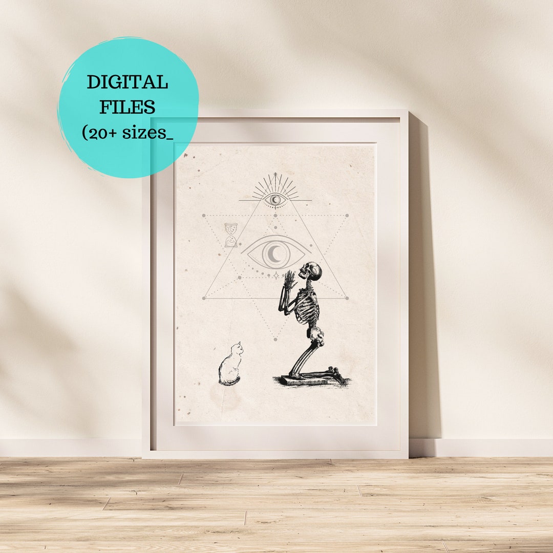 Halloween Poster, Macabre Art, DIY Halloween Decor, Printable Halloween ...