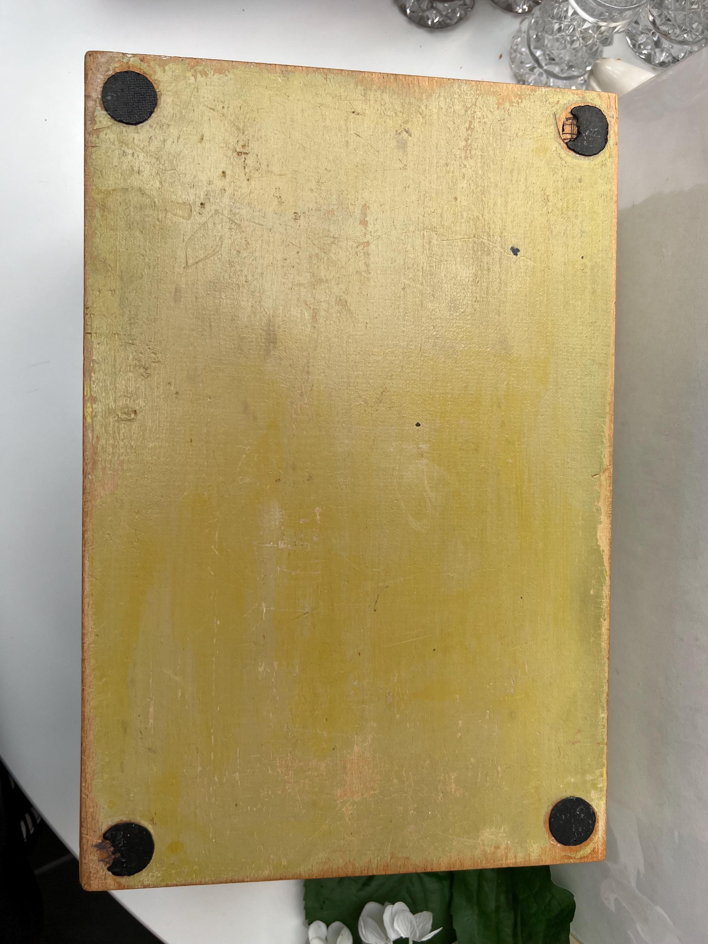 Folk Art Box Hand Painted With Many Charming Domestic Scenes - Etsy