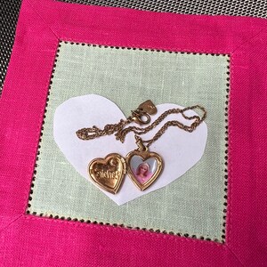 Barbie Gold Toned Heart Locket Necklace - Etsy