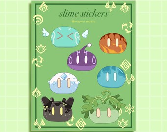 Genshin Slime Sticker - Etsy UK