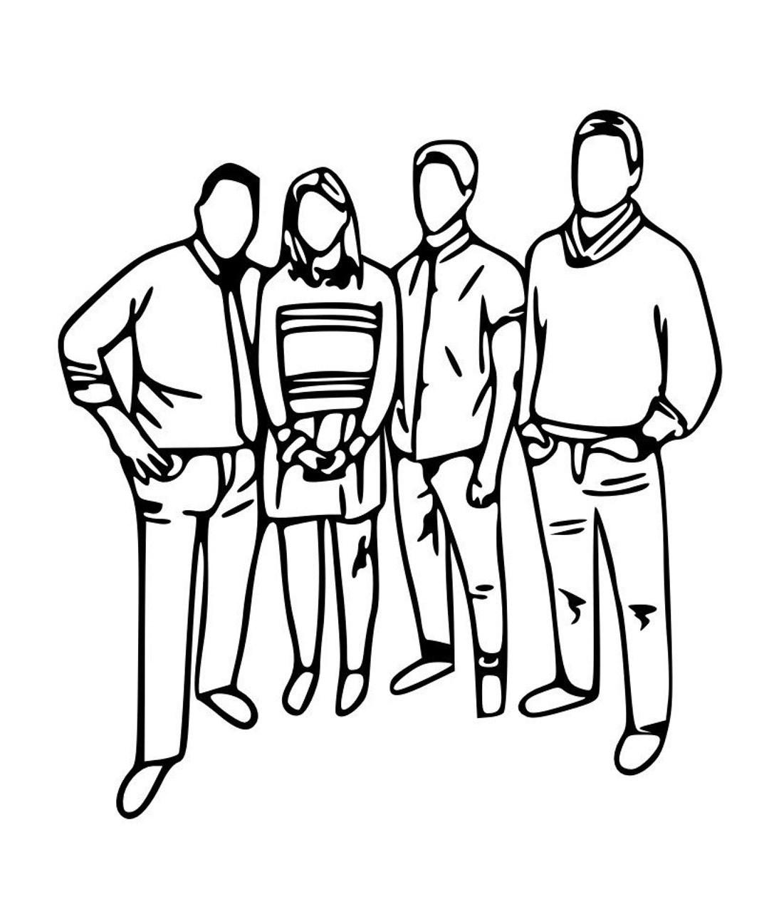 Digital Portrait Custom Portrait Outline Image Custom Digital Wallpaper ...