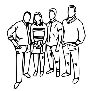 Digital Portrait Custom Portrait Outline Image Custom Digital Wallpaper ...