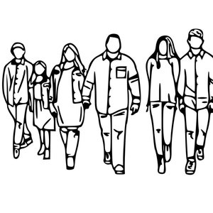 Digital Portrait Custom Portrait Outline Image Custom Digital Wallpaper ...