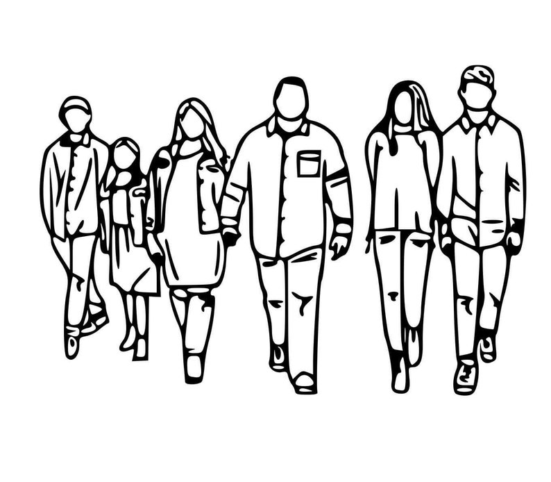Digital Portrait Custom Portrait Outline Image Custom Digital Wallpaper ...