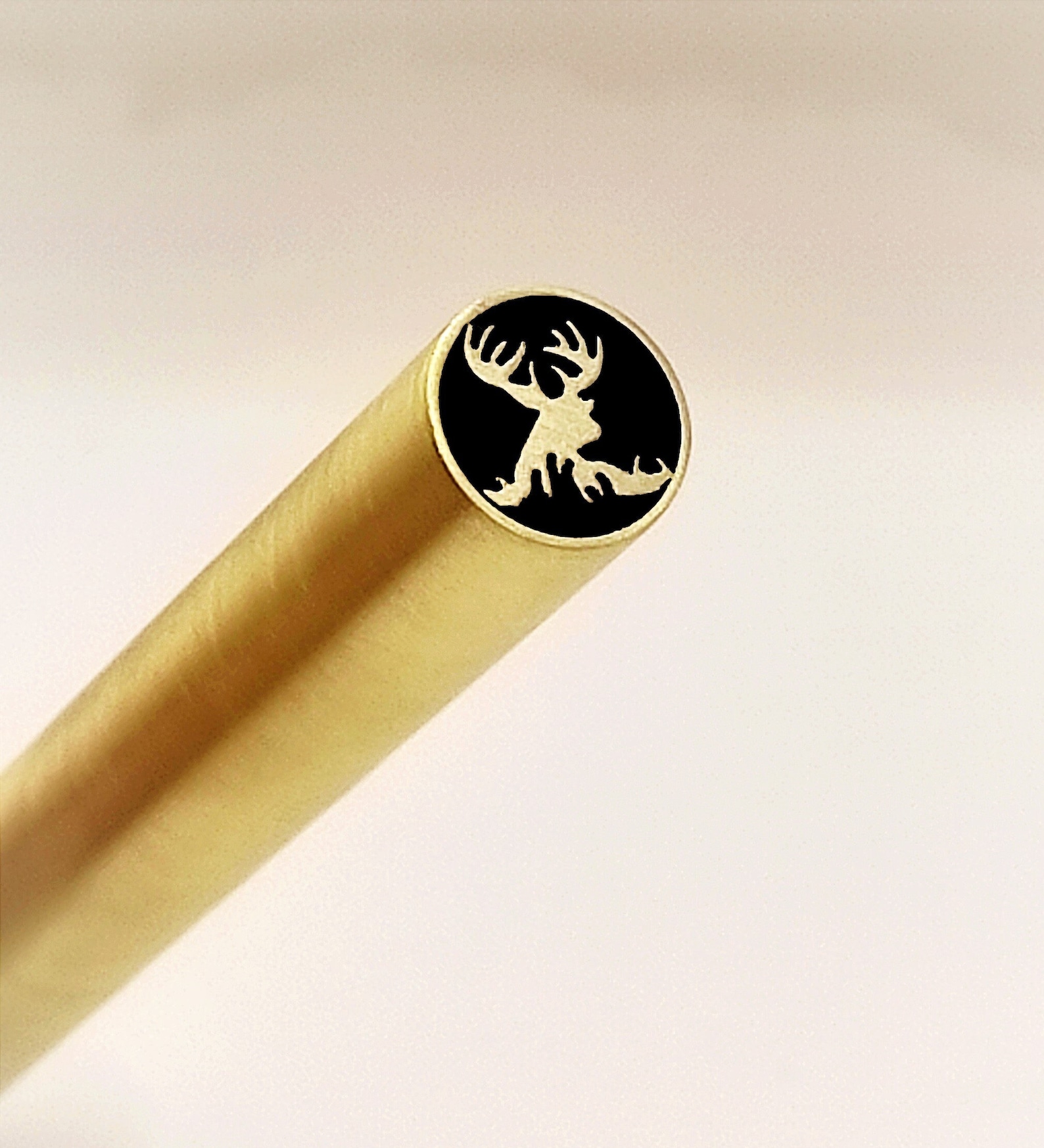 Deer Buck Mosaic Pin 6-8-10 MM Length 100 Mm High Quality Brass Mosaicc ...