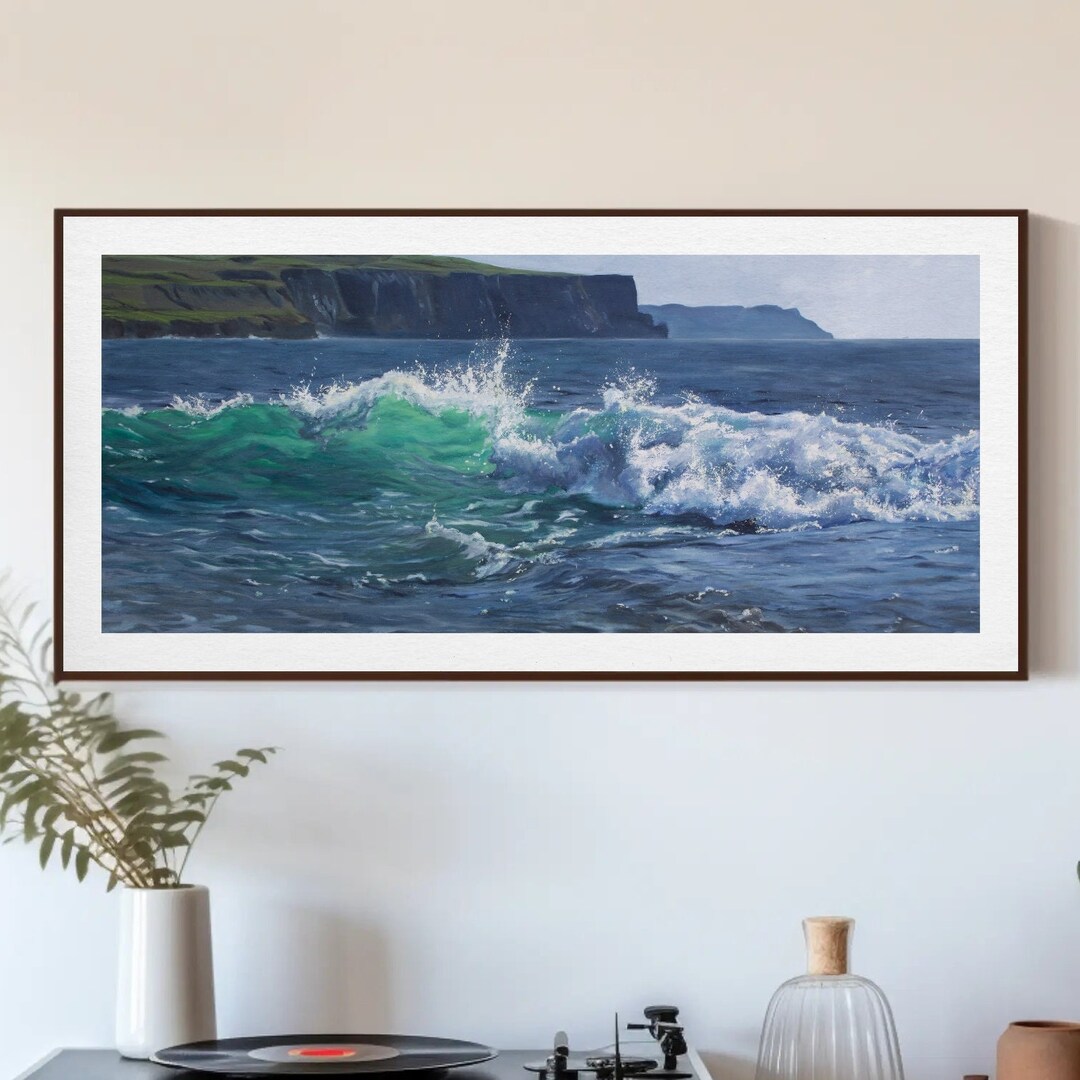 Cliffs of Moher Doolin Seascape Framed Fine Art Print - Etsy