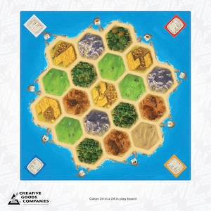 Catan Play Board - 20x20 - Etsy