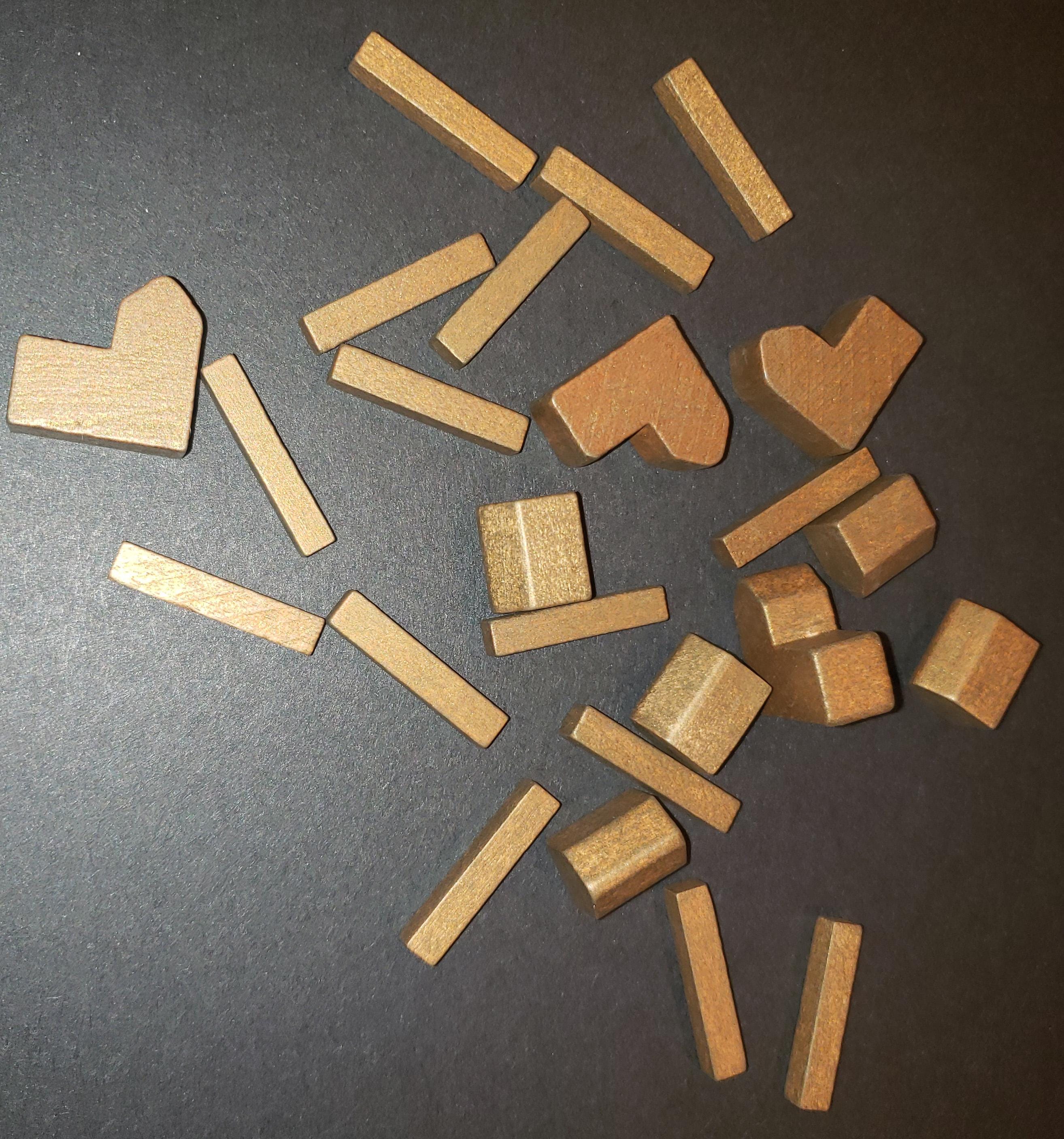 CATAN Base Game Replacement Wood Set, Bronze - Etsy