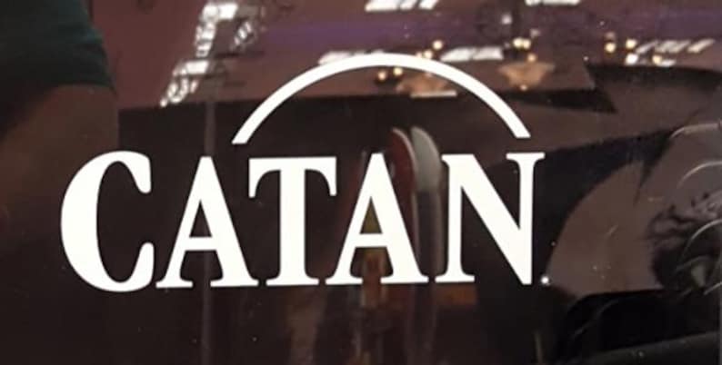 Catan Logo Sticker - Silhouette - 3.5"x7" - Etsy