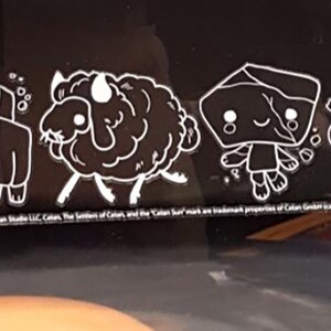 Catan - Resource Sprite Silhouette Sticker Set - Etsy