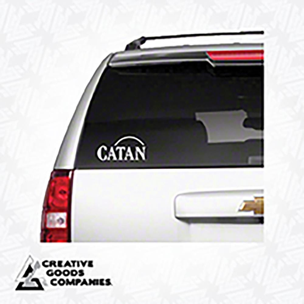Catan Logo Sticker - Silhouette - 3.5"x7" - Etsy
