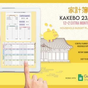 2 Free Months Kakebo/kakebo/budget Tracker/budget Planner/spreadsheet ...