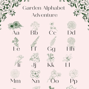 Garden Alphabet Adventure - Etsy