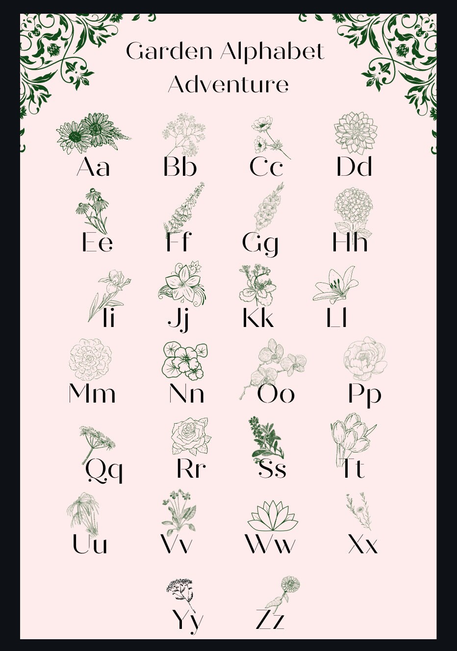 Garden Alphabet Adventure - Etsy