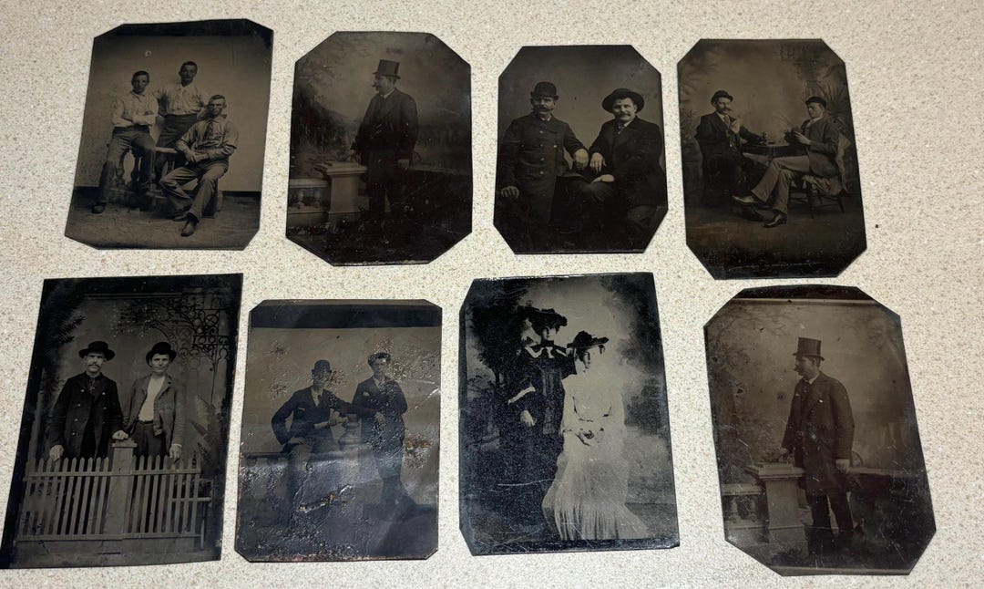 Tintypes Lot of 8 - Etsy