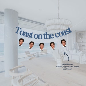 Toast on the Coast Bachelorette | Coastal Bachelorette Party Decor ...