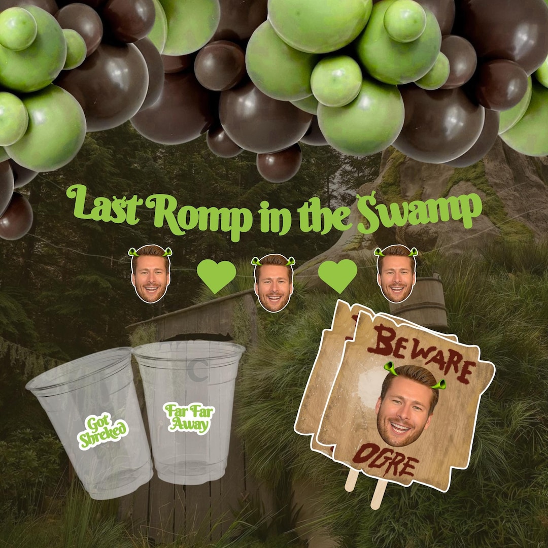 Last Romp in the Swamp Bachelorette Party | Shrekk Bachelorette Party ...
