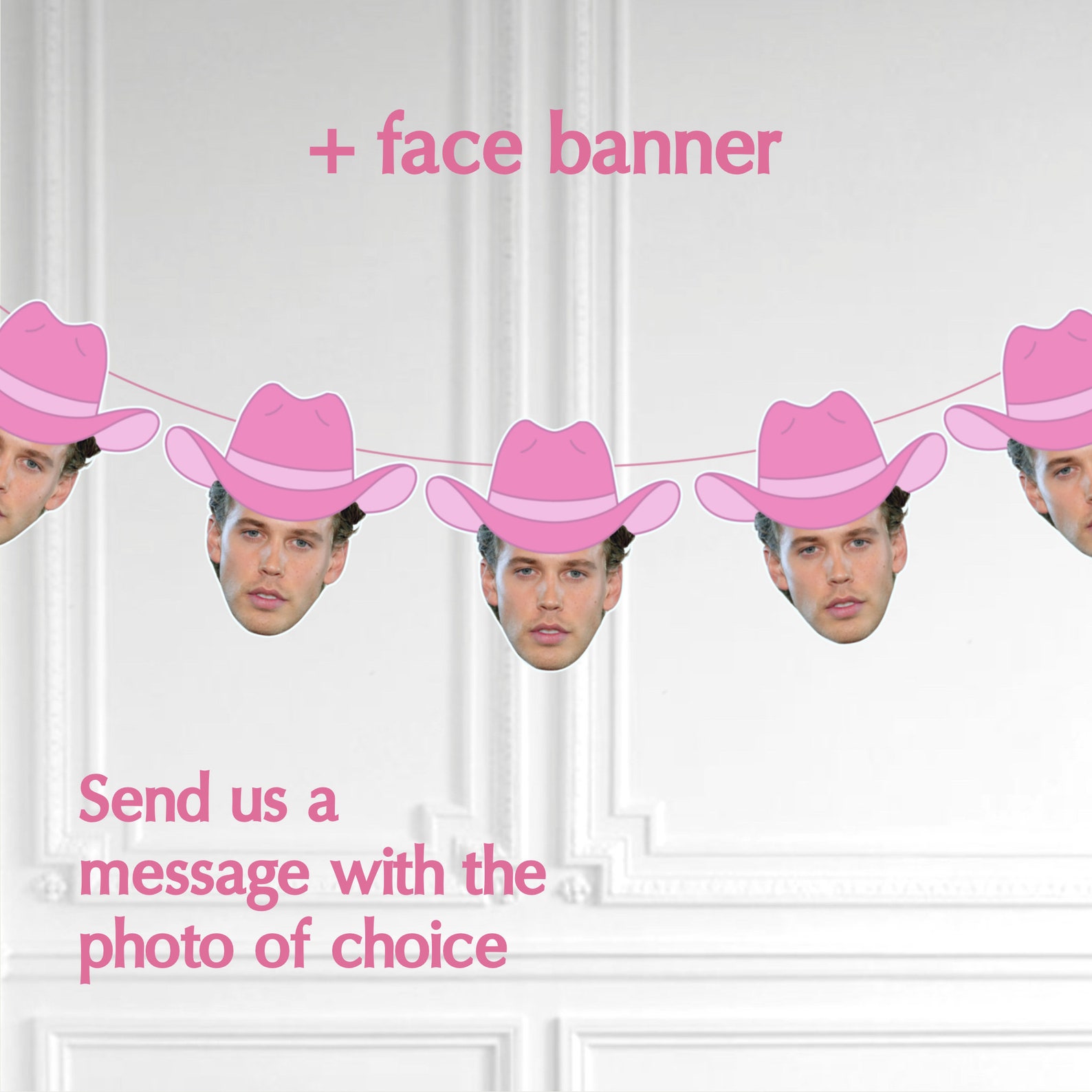 Cowgirl Bachelorette Banner | Groom Face Banner | Ride a Cowboy Banner ...