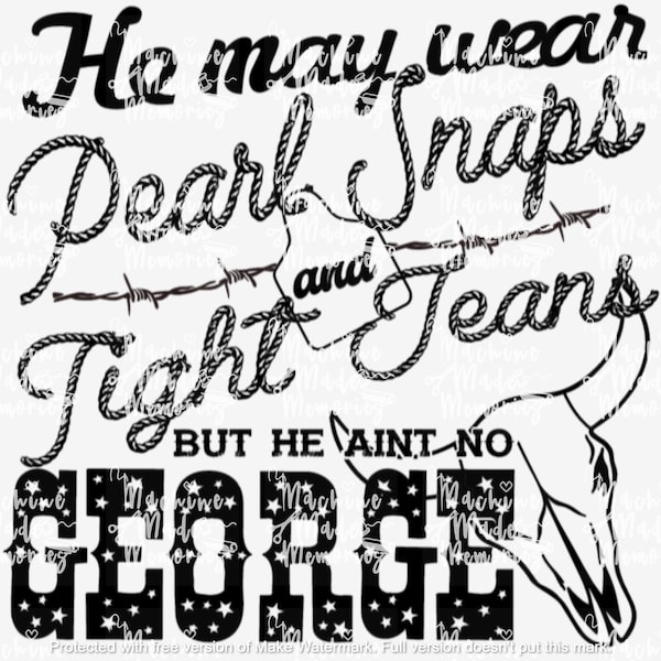 George Strait Svg - Etsy
